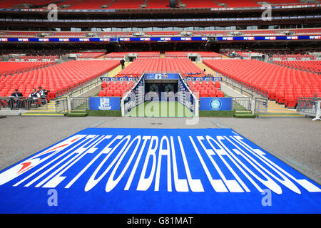 General view inside Wembley Stadium during the Sky Bet League 2 Play ...