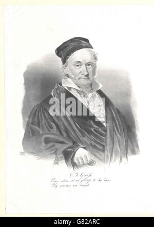 Mathematician Karl Friedrich Gauss Stock Photo - Alamy