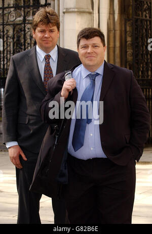 Head groom Malcolm Bryson (left) and stud manager Robin Sharp after two ...