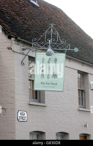 Best Restaurant in the World - The Fat Duck Stock Photo - Alamy