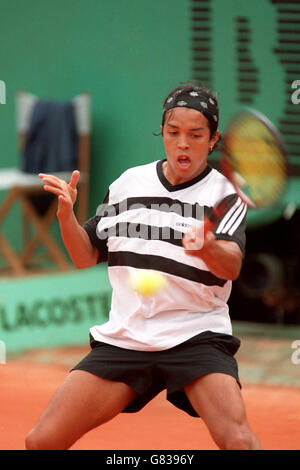 French Open Tennis-Hicham Arazi v Marcelo Rios. Hicham Arazi of Morocco ...
