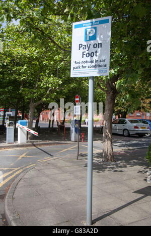 Sign at a hospital warning visitors and patients that all hospital ...