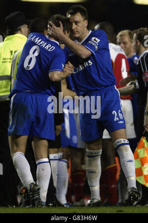 JOHN TERRY & FRANK LAMPARD CHELSEA V EVERTON WEMBLEY STADIUM LONDON ...