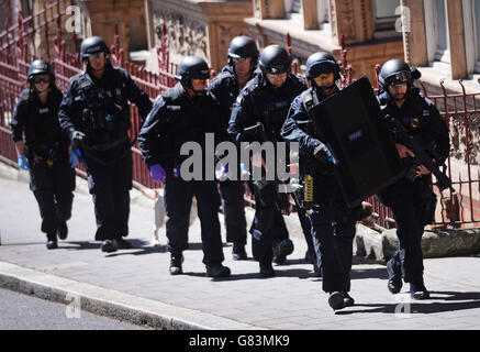 Members of the emergency services take part in Operation Strong Tower ...