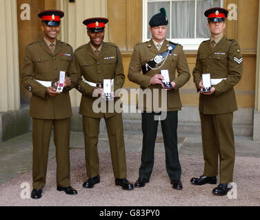 Private Johnson Beharry with Victoria Cross VC medal for bravery ...