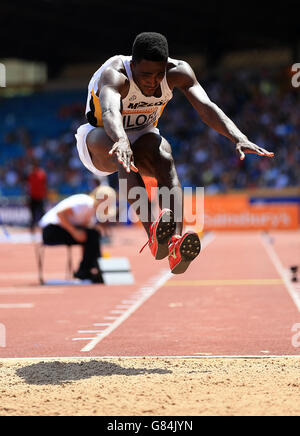 Jonathan Ilori (Blackheath) competes in the Mens Triple Jump final ...