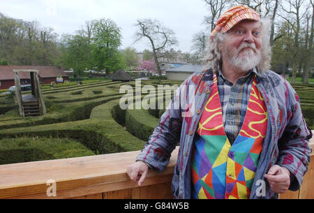 Lord Bath unveils a new 10-metre tall wooden tower in the middle of his ...