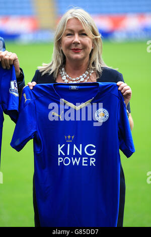 Leicester City chief executive Susan Whelan in the stands during the ...