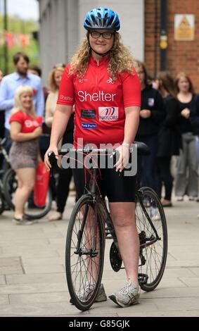 Fourteen-year-old Grace Stewart-Piercy, along with her father Simon ...