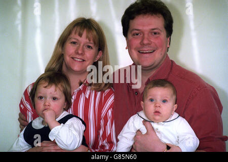 Television - 'Blind Date' Couple. Alex and Sue Tatham, with their ...