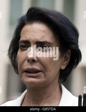 Janan Harb at the High Court where she is in a legal battle with Prince ...