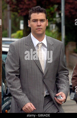 Australian snooker star Quinten Hann, 27, outside court where he is due ...