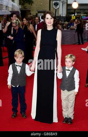 Michelle Dockery arrives for the BAFTA Celebrates Downton Abbey Stock ...
