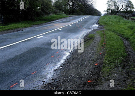 The scene on Ringinglow Road in Sheffield, after former boxing world ...