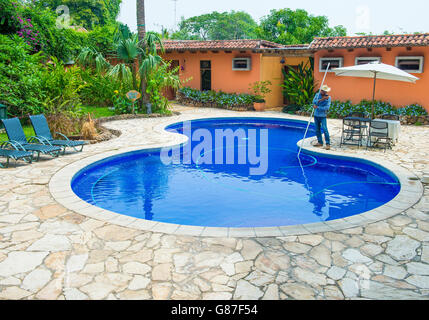 A swimming pool in Suchitoto El Salvador Stock Photo - Alamy