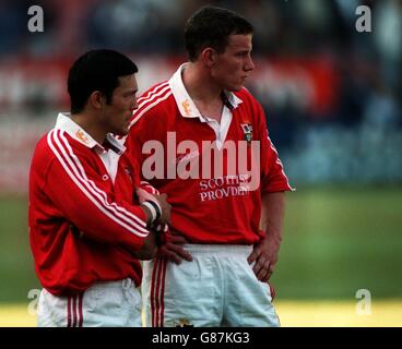 Rugby Union - Northern Transvaal v British Lions. Martin Johnson ...