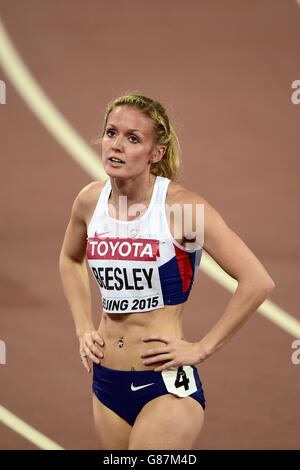 Great Britain's Meghan Beesley after winning bronze in the Women's 400m ...