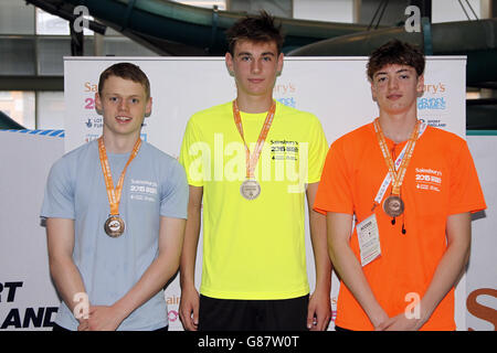 (l-r) Scotland South East's Toby Douglas, England North's Charlie ...