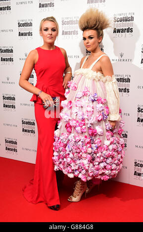 Valentina Hartmann (left) and Tallia Storm attending the Scottish ...