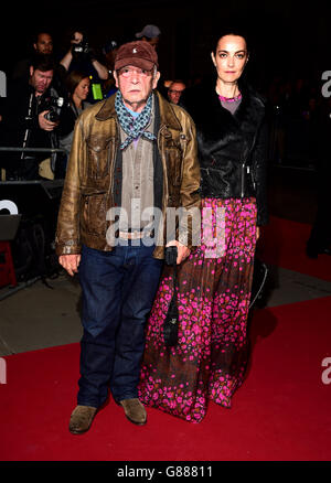 David Bailey and Catherine Dyer attending the 2015 GQ Men of the Year ...