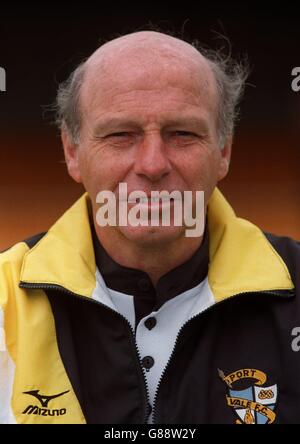Soccer. John Rudge, manager, Port Vale Stock Photo - Alamy