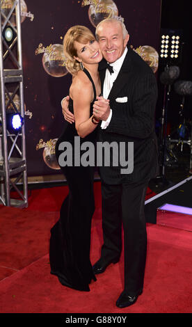 Darcy Bussell and Len Goodman arriving at the launch of Strictly Come ...