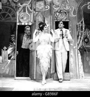 Joyce Blackham as Concepcion, the clockmaker's wife, with Lawrence ...