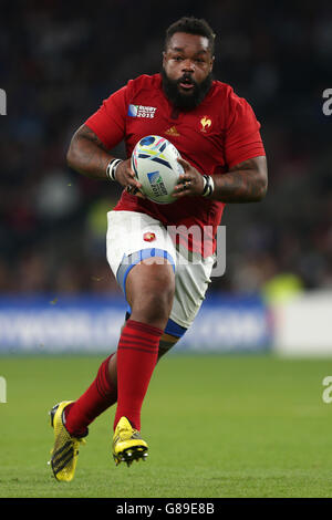 France's Mathieu Bastareaud during Rugby Guinness 6 Nations Tournament ...