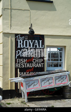 The Fish Plaice fish and chip shop in Swanage, Dorset, UK. November ...