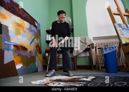 Veteran Welsh-speaking visual artist, and abstract landscape painter ...