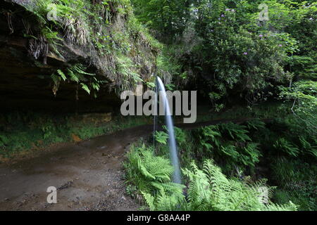 Yad Waterfall Maspie Den Falkland Fife Scotland January 2017 Stock ...
