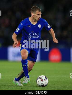 Marc Albrighton of Leicester City during the Premier League match ...