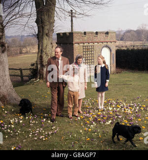 Britain's Ambassador Designate in Paris, Christopher Soames, with his ...