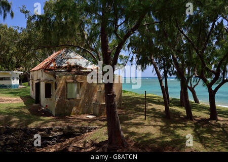 Former Hotel, beach, Baladirou, Rodrigues Stock Photo - Alamy