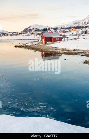 Skulsfjord on the island of Kvaløya, Norway Stock Photo - Alamy