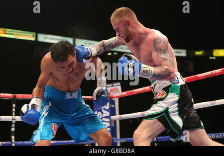 'Jimmy' Kilrain Kelly and Martin Fidel Rios during their WBO Inter ...