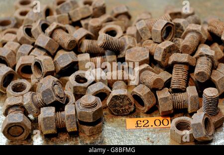 Chocolate bolts and nuts Stock Photo - Alamy