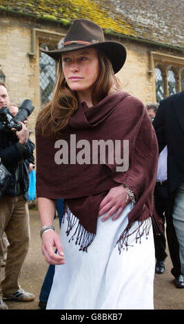 Hugh Van Cutsem and Rose Astor Wedding - Burford Parish Church Stock ...