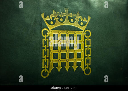 A Crowned Portcullis logo which is the official emblem of the House of ...