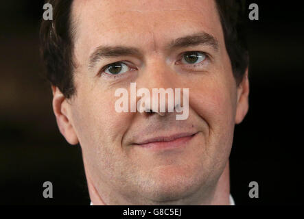 Chancellor George Osborne speaks at The Times CEO summit in London ...