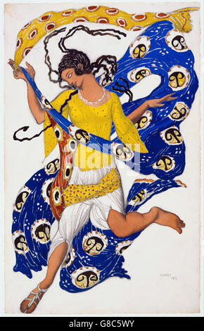 Léon Bakst - The Butterfly - Costume Design for Anna Pavlova - 1913 ...