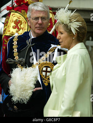 Dame Norma Major, wife of former Prime Minister John Major arrives at ...