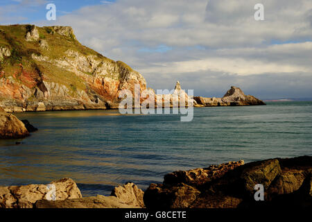 Long Quarry Point at Anstey's Cove, Torquay, Devon Stock Photo - Alamy