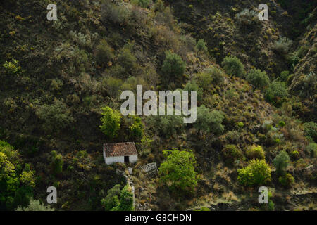 Landscape near Sedella, Province Malaga, Andalusia, Spain Stock Photo ...