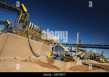 Saxendrift alluvial diamond mine, Plant, South Africa Stock Photo - Alamy