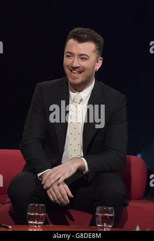 Sam Smith during the filming of the Graham Norton Show at the London ...
