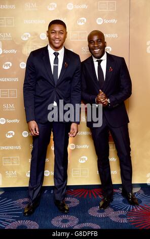 Rickie Haywood Williams and Melvin O'Doom arriving at the Mobo Awards ...