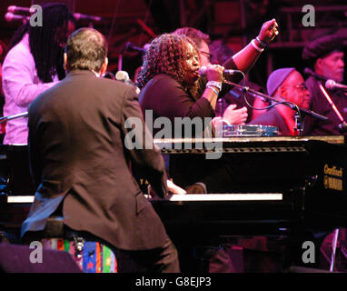 Singer Ruby Turner on stage Stock Photo - Alamy