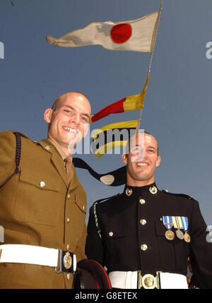 Brothers and 6th generation descendants of Lord Nelson, Lance Corporal ...
