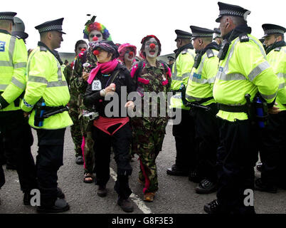 The Dungavel detention centre for asylum seekers in Scotland Stock ...
